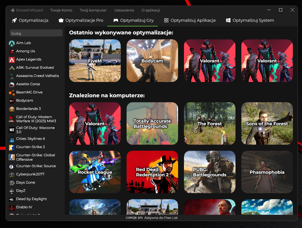 Strona Główna - SmoothWizard